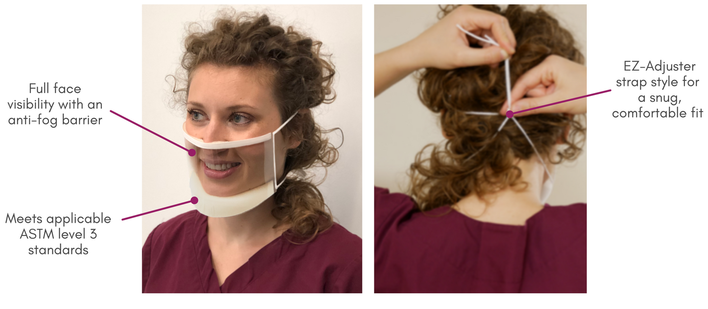 Face Masks - Transparent Level 3 Surgical ClearMask – Disposable ...