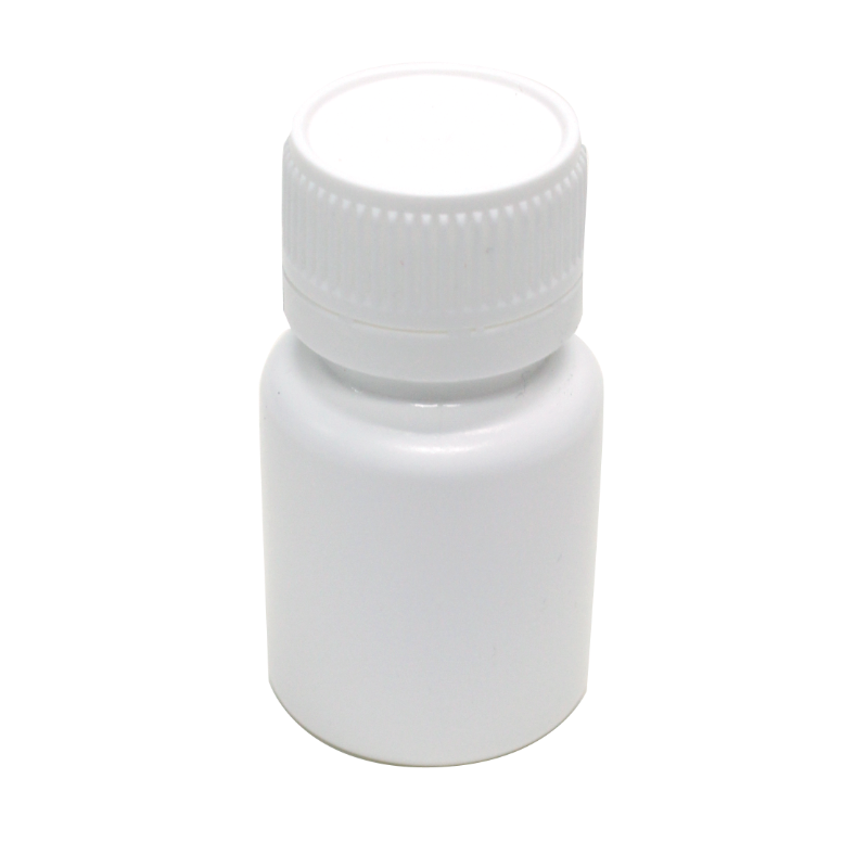 White Plastic Tablet Bottles with Wadded Tamper Tell Caps - New Produc ...